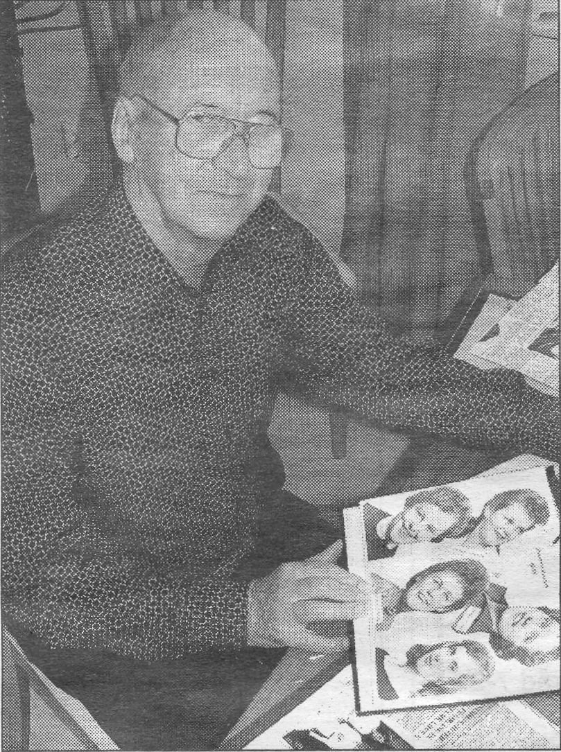 Hasse Alfredsson med Lucia-foton. – Tranemo